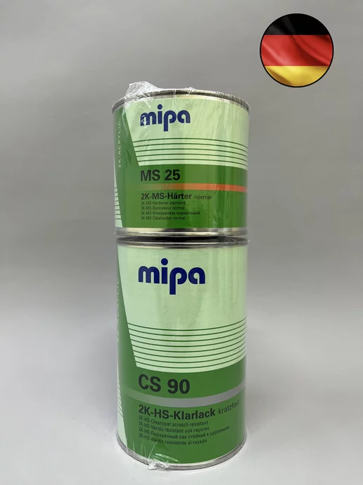 Лак акриловый для авто CS 90 2K-HS + отверд. MS 25 1.5л mipa